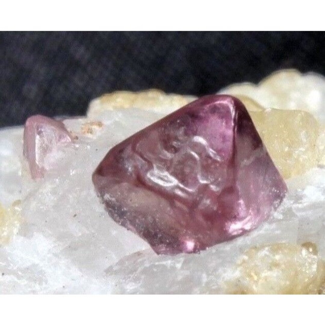 Purple Spinel Crystals With Chondrodite Pein-pyit Mine, Mogok Myanmar ...