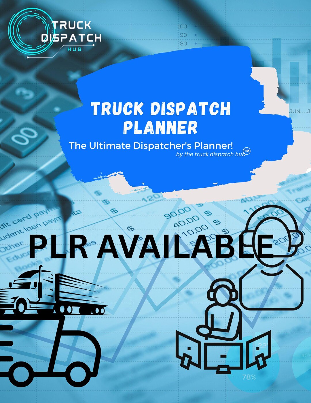 Dispatch Planner PLR | Trucking Load Log & Weekly Log | Editable ...