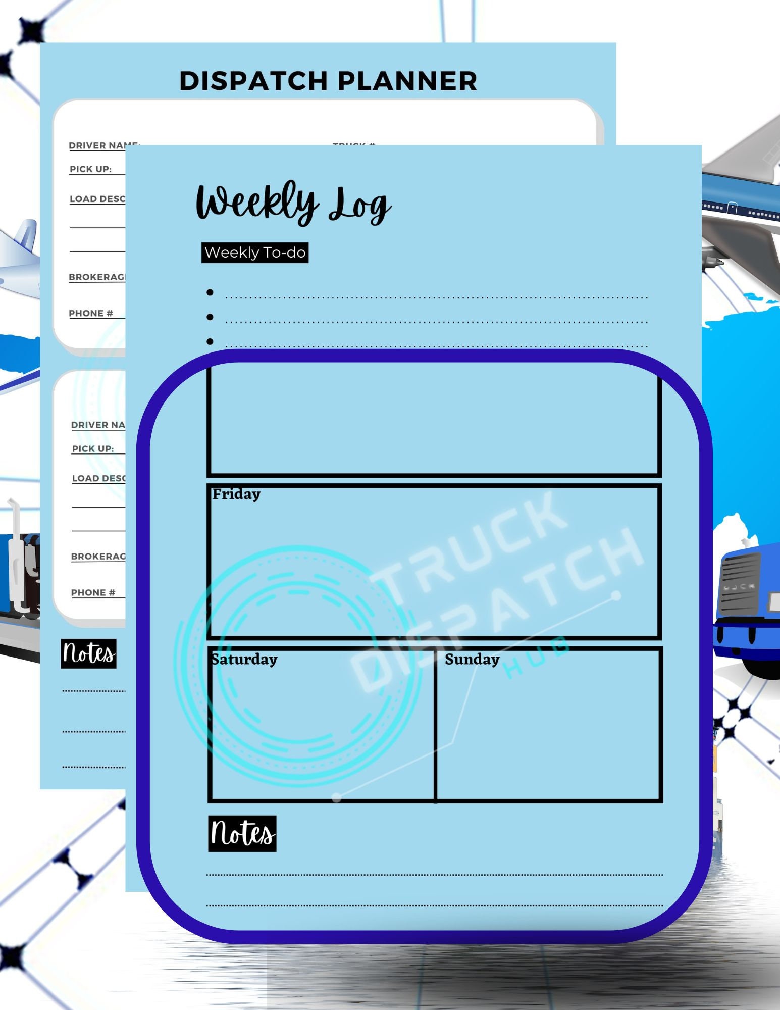 Efficient Dispatch Planner | Streamline Trucking Dispatching Operations| Schedules | Organize ...