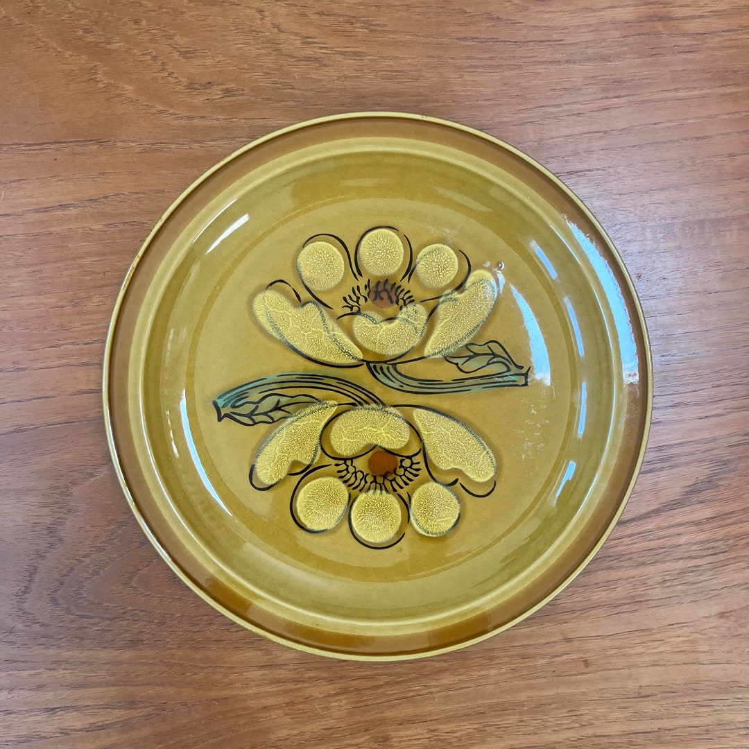 Vintage 70s Calypso Stoneware Server Charger Plates From Japan - Etsy