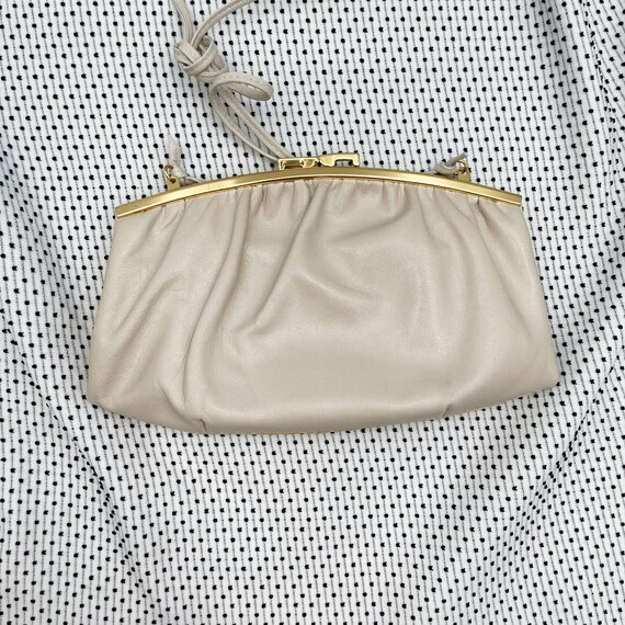 Vintage Mastercraft Butter Yellow Eel Skin Clutch Pur… - Gem