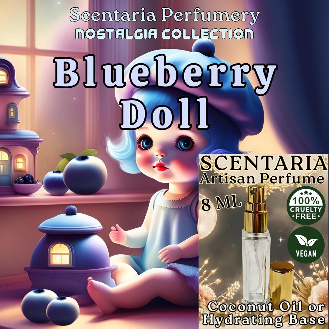Blueberry Doll Artisan Perfume Spray: Nostalgic 80's Blueberry Scented ...