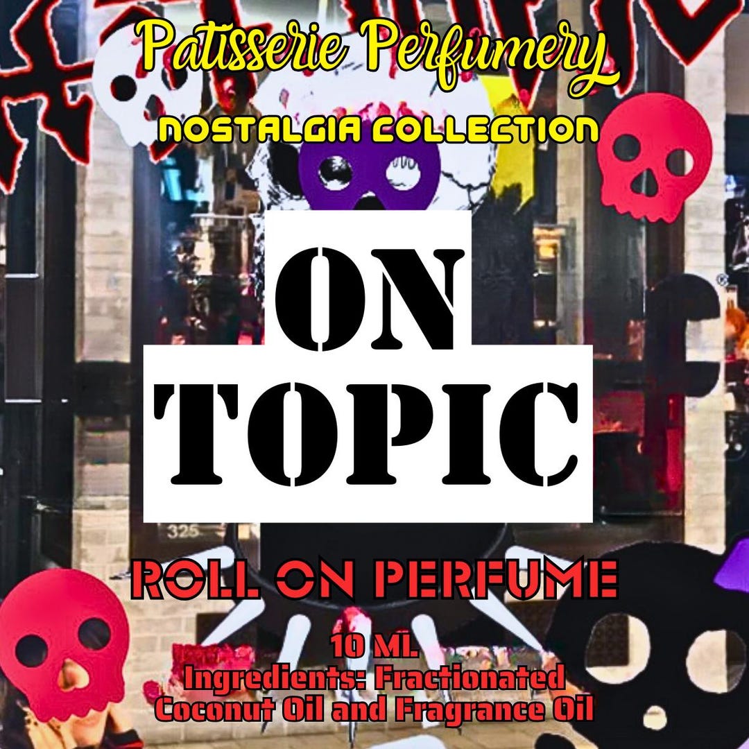 On Topic Perfume 90's Goth, Gothic Mall Store, Hot on Topic, Teenage ...