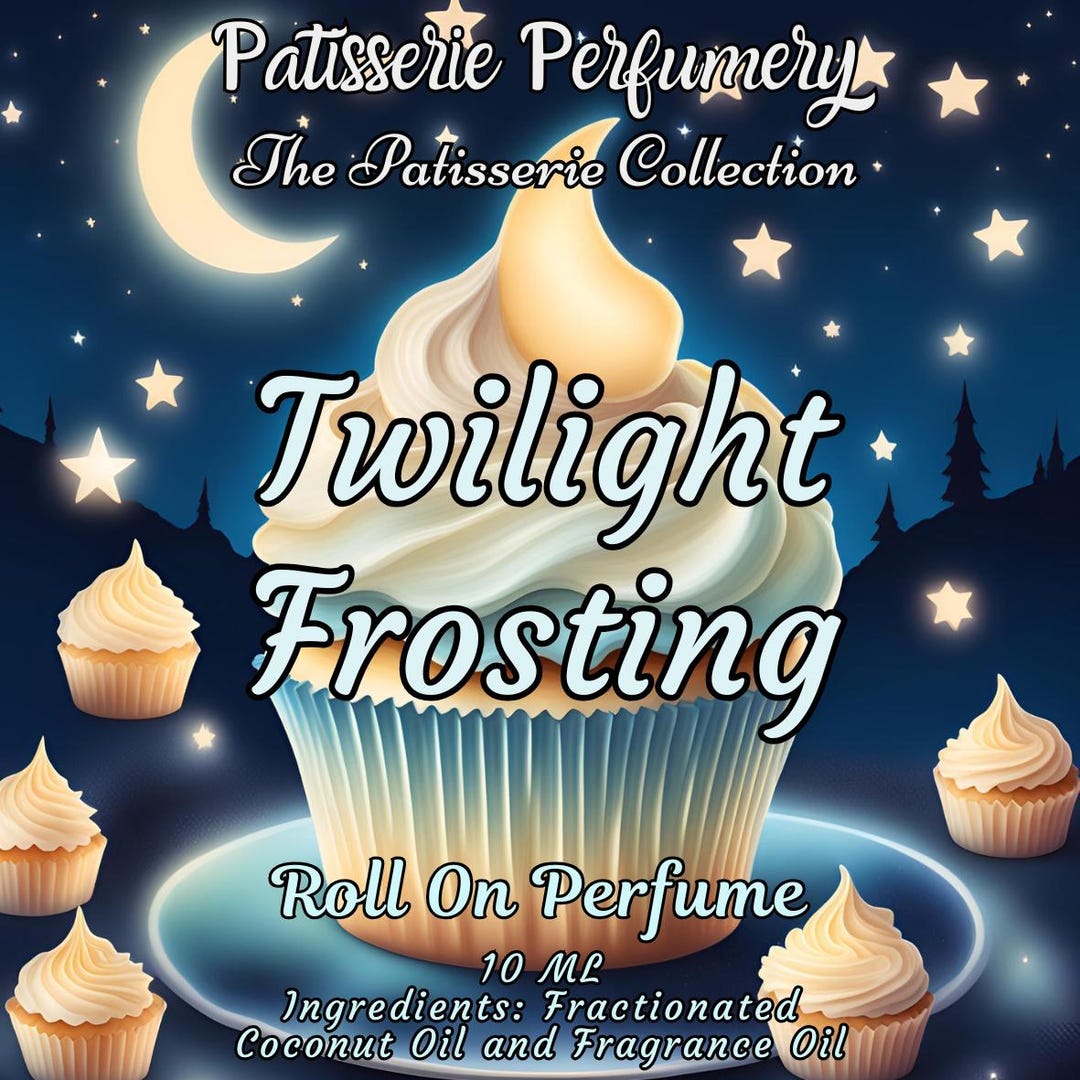 10 ML Twilight Frosting Perfume Oil- Pure Vanilla, Powdered Sugar ...