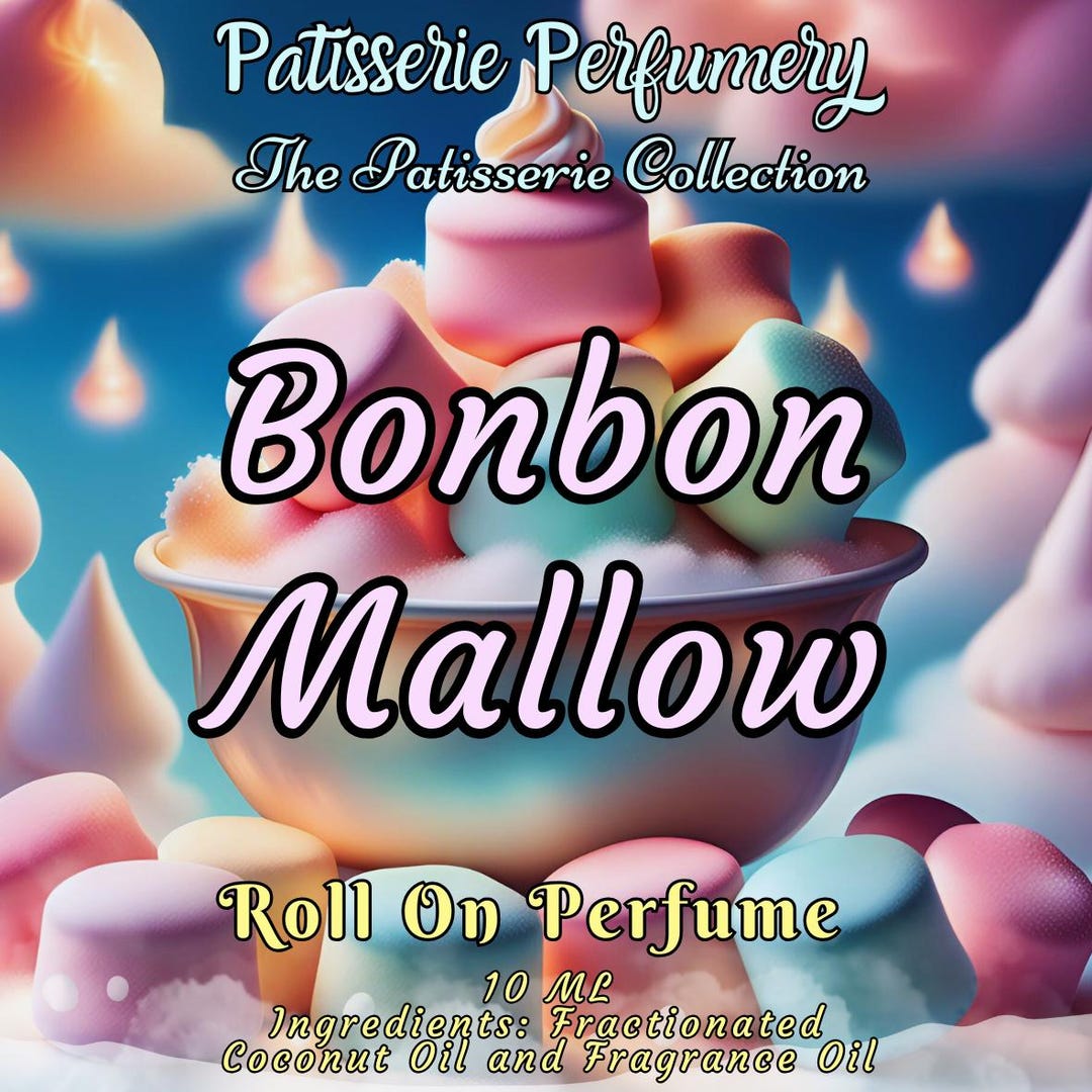10 ML Bonbon Mallow Perfume Oil- Strawberry, Sugar, Marshmallow, White ...