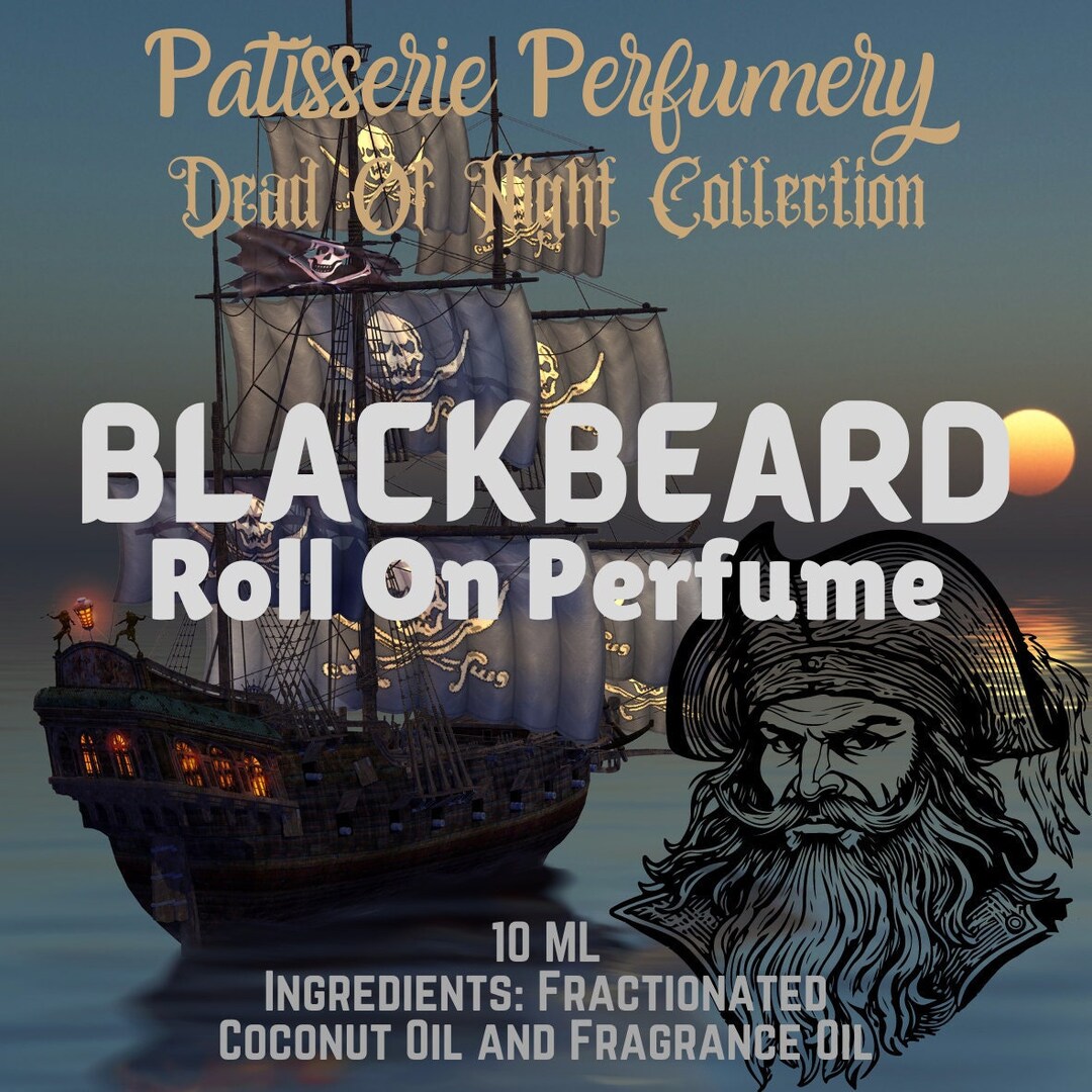 Blackbeard Perfume Ozone, Sea Salt, Gunpowder, Leather, Spice - Etsy