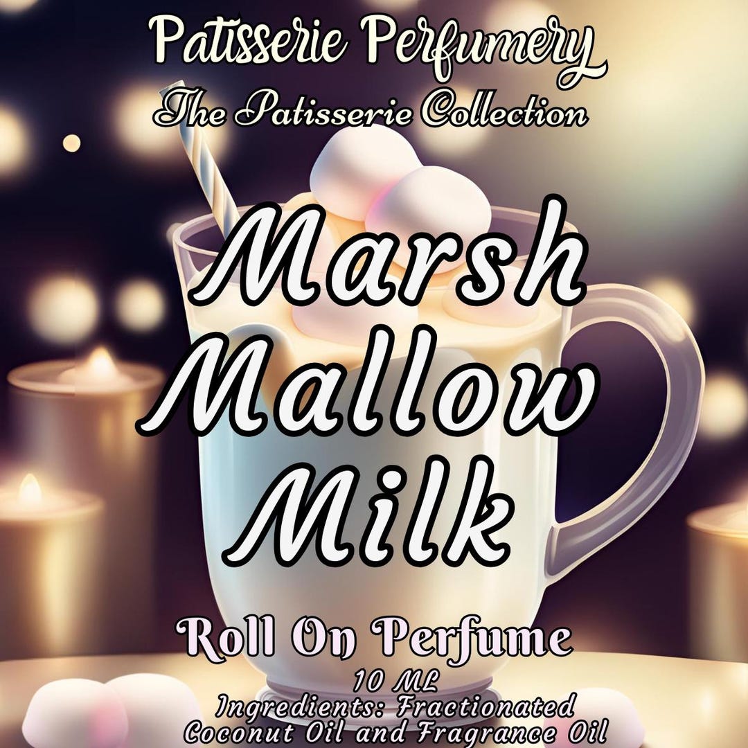 10 ML Marshmallow Milk Perfume Oil- Marshmallow, Milk, Cream, Vanilla ...