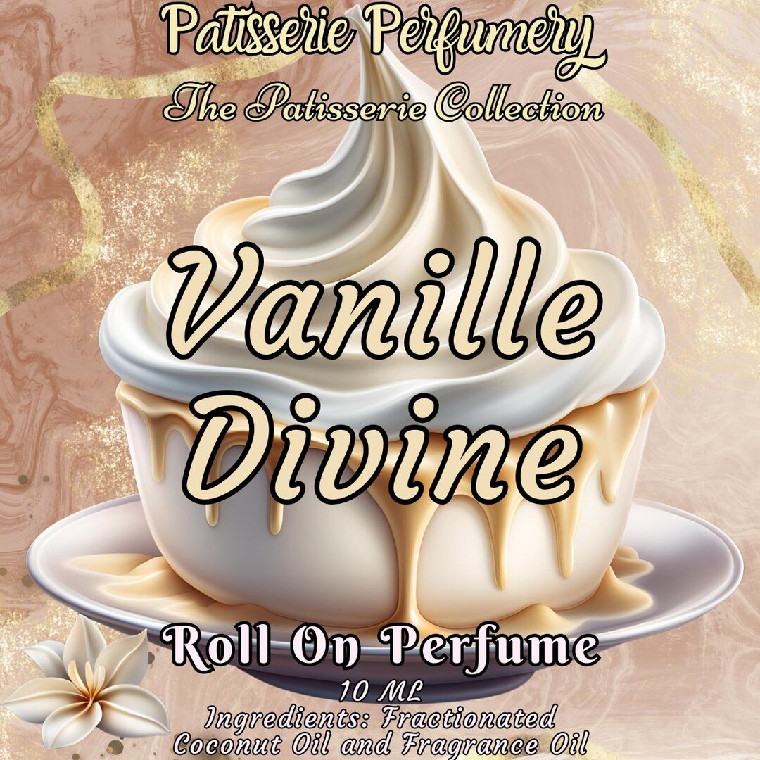 10 ML Vanille Divine Perfume- Hybrid Scent With Bianco Creme & élixir ...