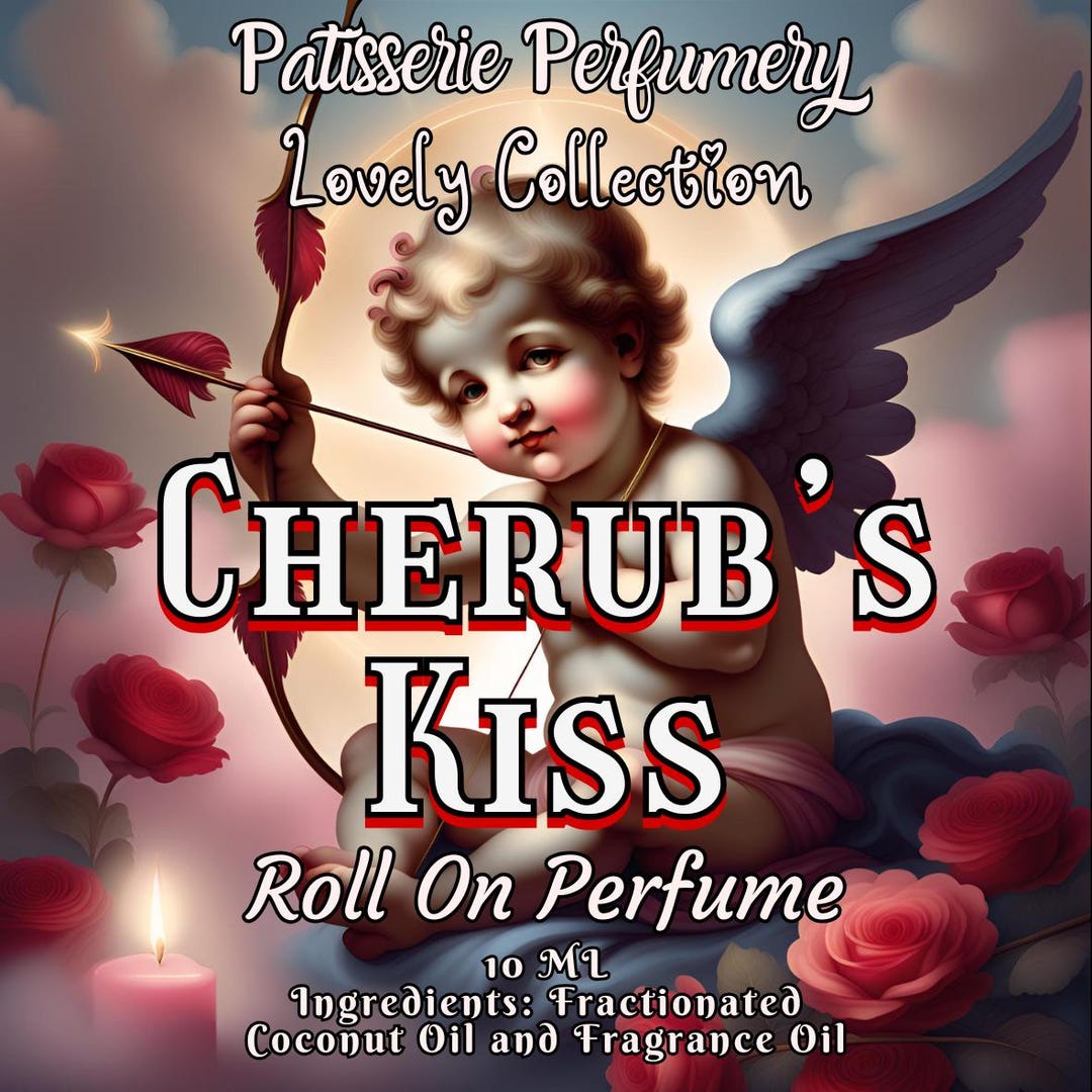 10 ML Cherubs Kiss Perfume Rose, Currant, Saffron, Chocolate ...