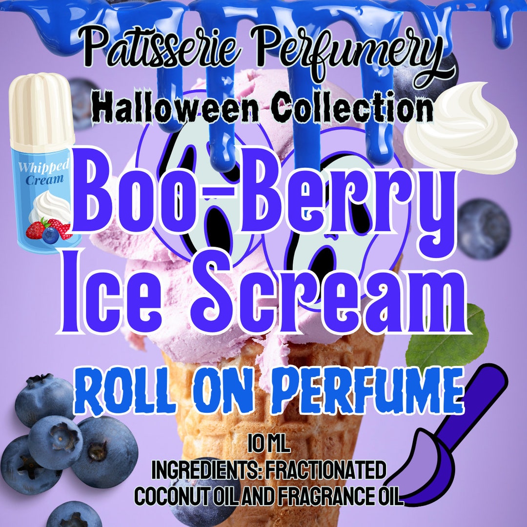 Boo-berry Ice Scream Perfume Blueberry Ice Cream Cone Blueberry, Sugar ...