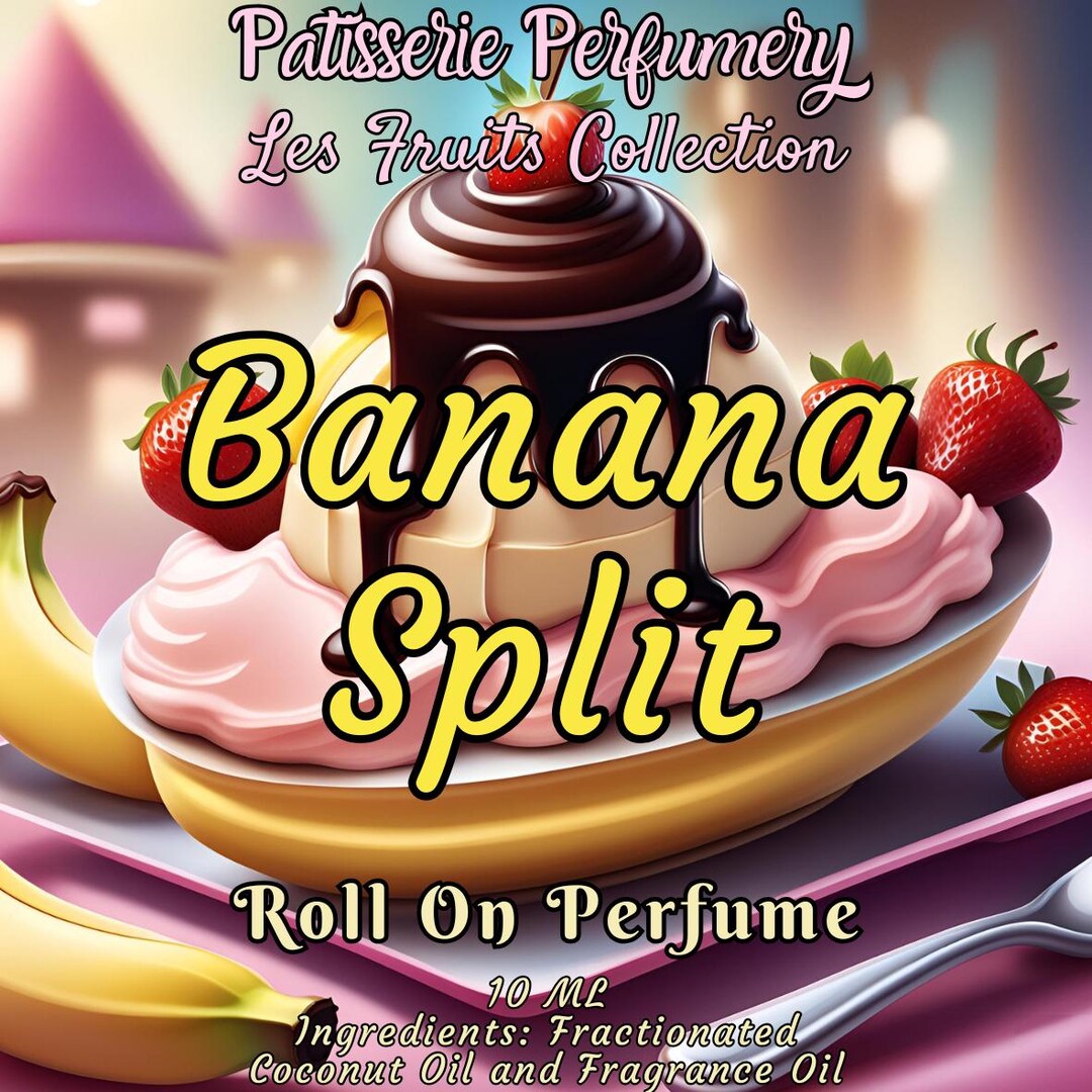 10 ML Banana Split Perfume Oil- Hybrid Scent With Chocolate Covered ...