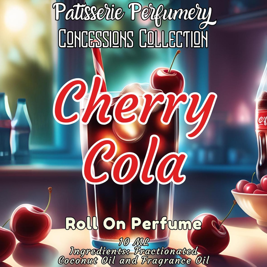10 ML Cherry Cola Perfume Oil- Cherry, Sugar, Effervescent Fizz, Cola ...