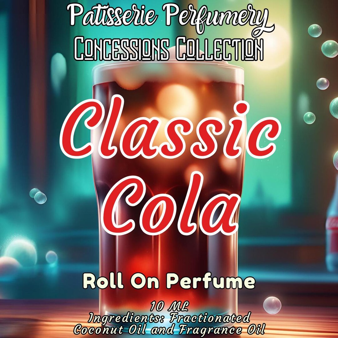 10 ML Classic Cola Perfume Oil- Sugar, Effervescent Fizz, Cola - Etsy