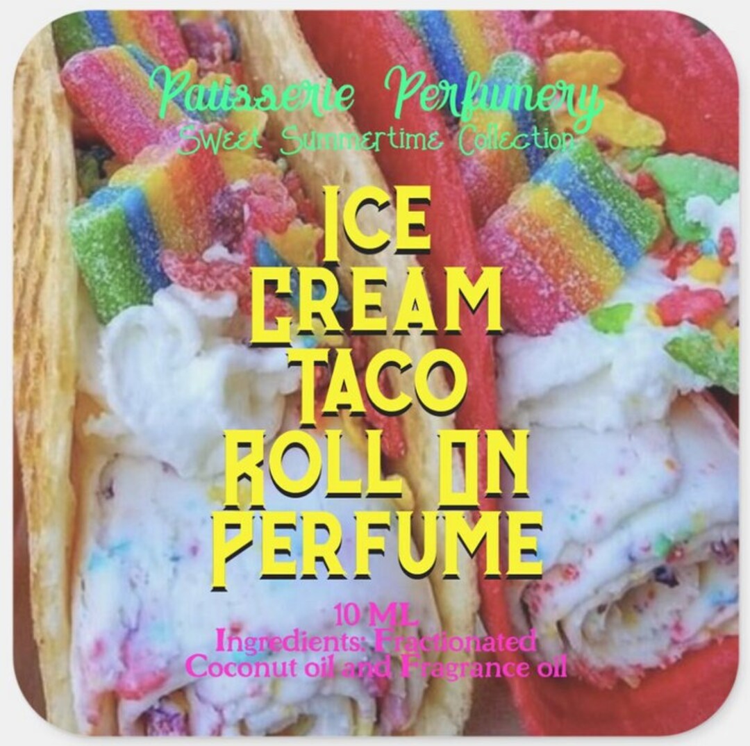 2 ML Sample Ice Cream Taco Perfume Fruity Cereal, Vanilla Ice Cream ...