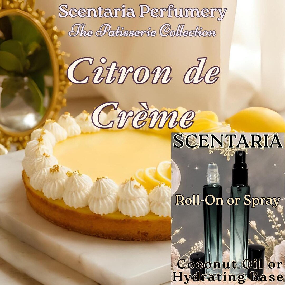 Citron De Crème Artisan Perfume: Sugared Lemon, Vanilla Custard ...