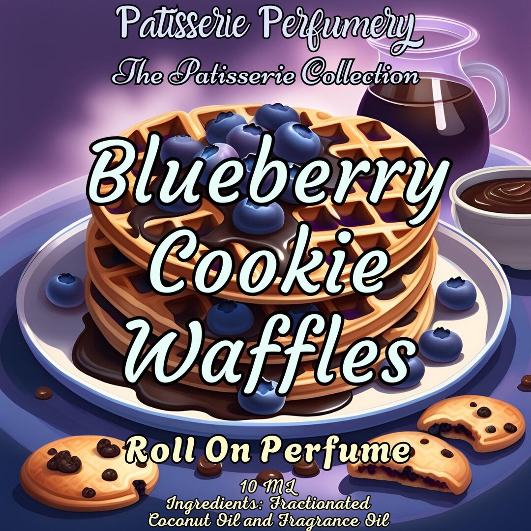 10 ML Blueberry Cookie Waffles Perfume Oil- Hybrid Scent With Blueberry ...