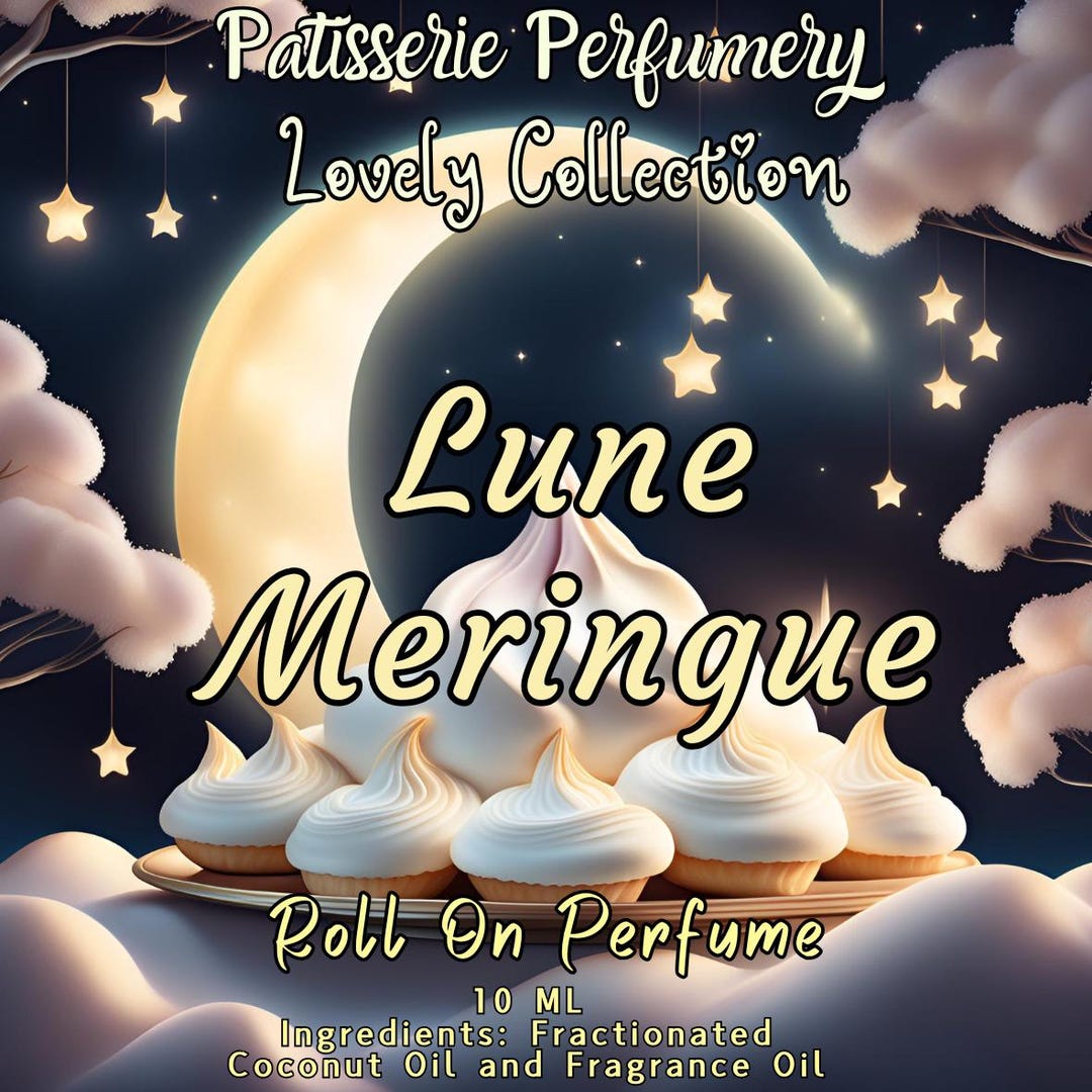 10 ML Lune Meringue Perfume Oil- Orange Blossom, Marshmallow, Jasmine ...