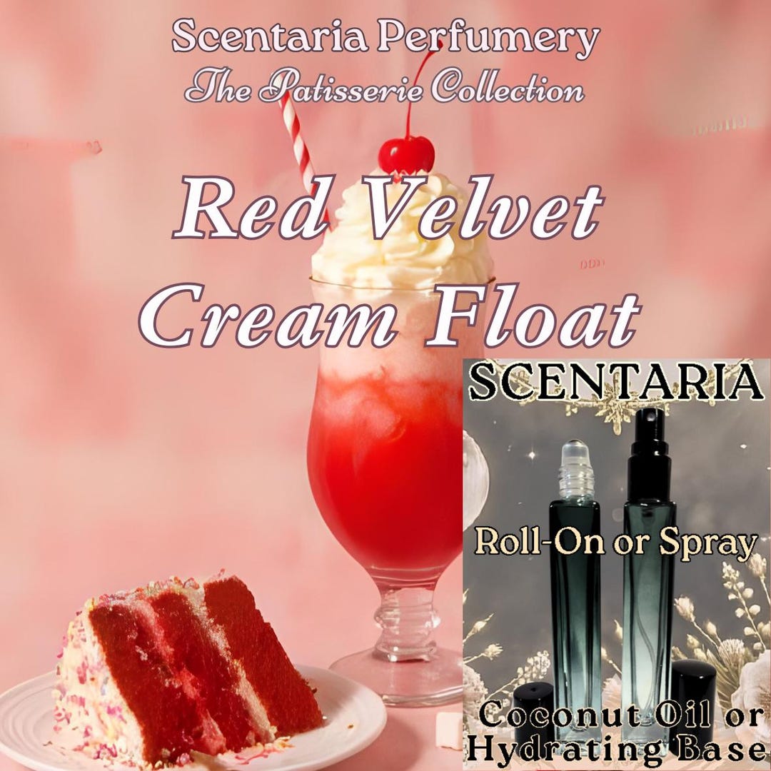 Red Velvet Cream Float Artisan Perfume: Strawberry, Malted Milk ...