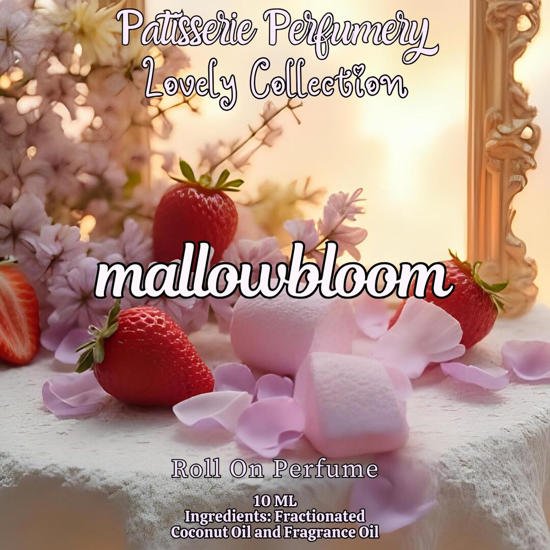 10 ML Mallow Bloom Perfume Oil- Strawberry, Lilac, Marshmallow ...