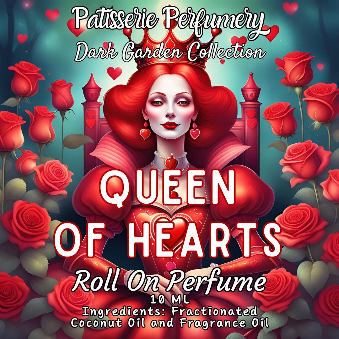 10 ML Queen of Hearts Perfume Oil- Plum, Rose, Queen of the Night ...
