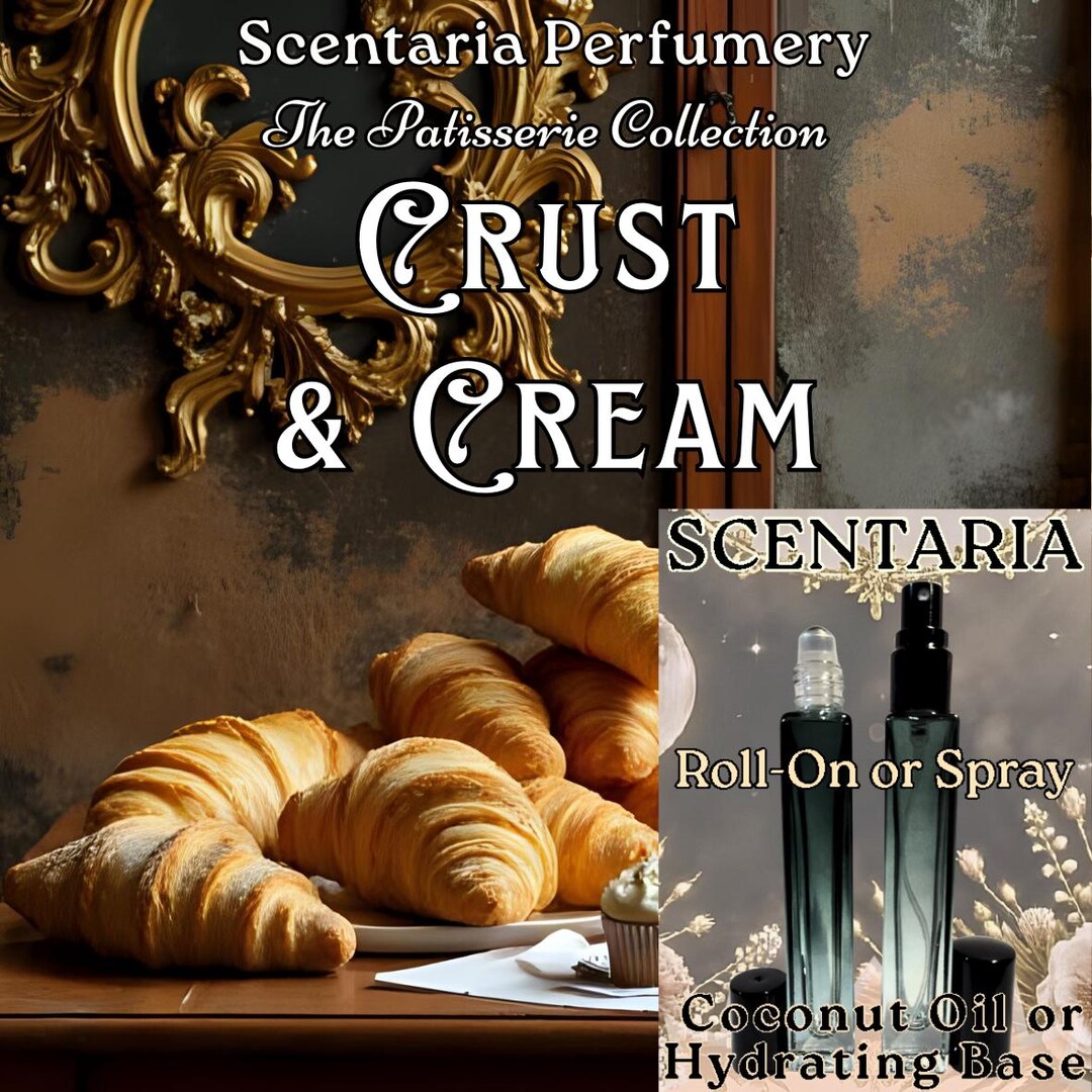 Crust & Cream Artisan Perfume: Sugar, Milk, Croissant, Vanilla - Vegan ...