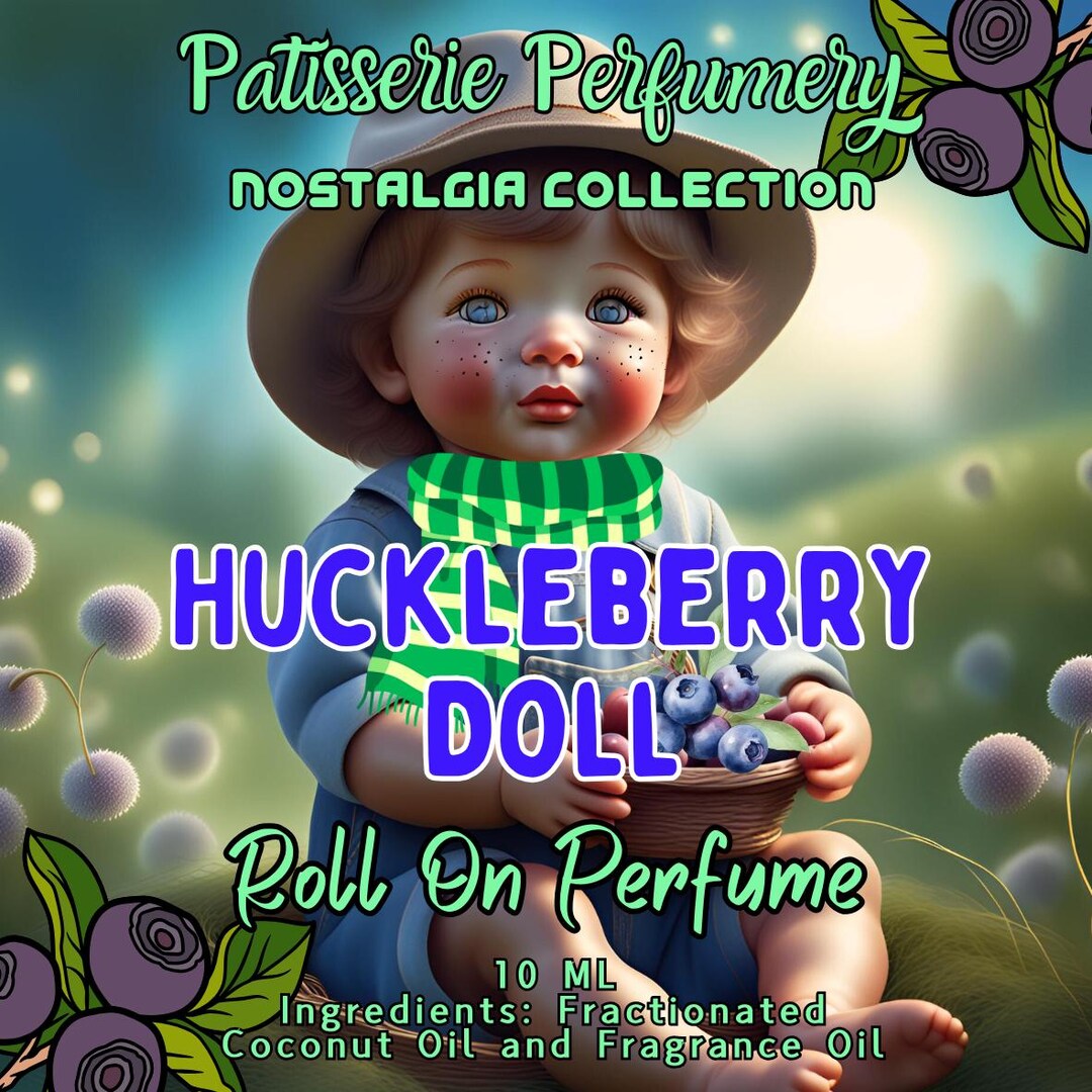 10 ML Huckleberry Doll Perfume Oil- Huckleberry Dolls, 80's Scented ...