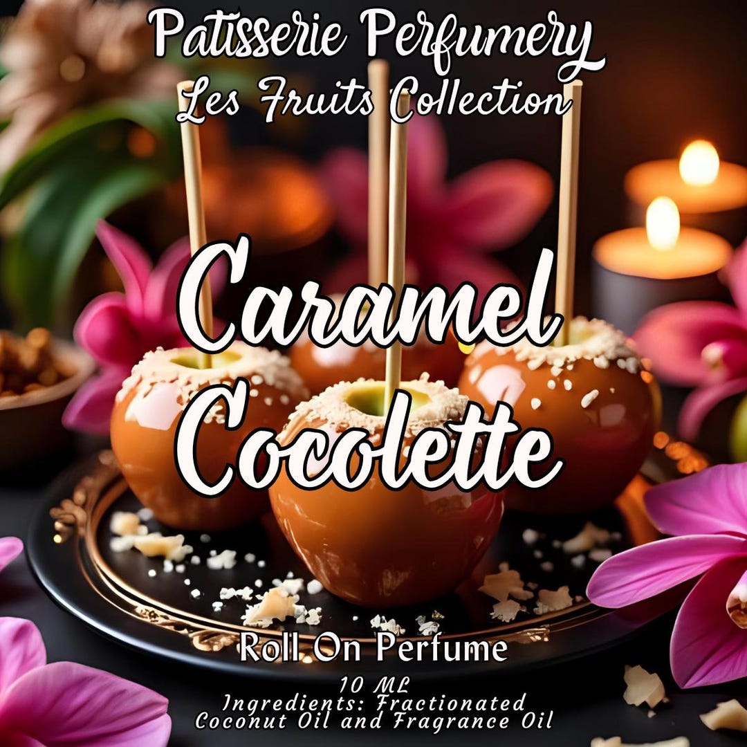 10 ML Caramel Cocolette Perfume Oil- Apple, Golden Caramel, Coconut ...