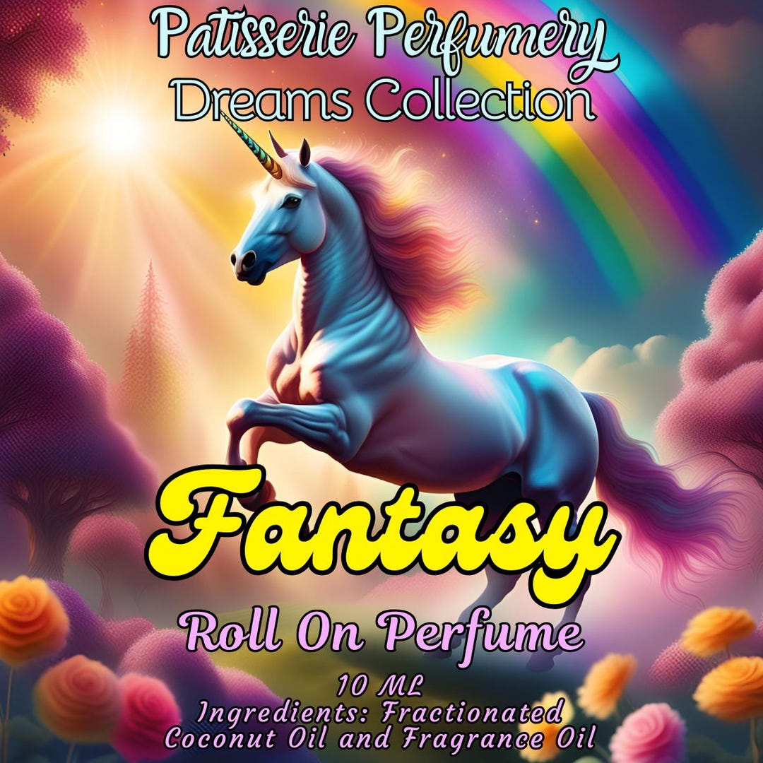 10 ML Fantasy Perfume Oil- Cotton Candy, Jasmine, Rose, Vanilla ...