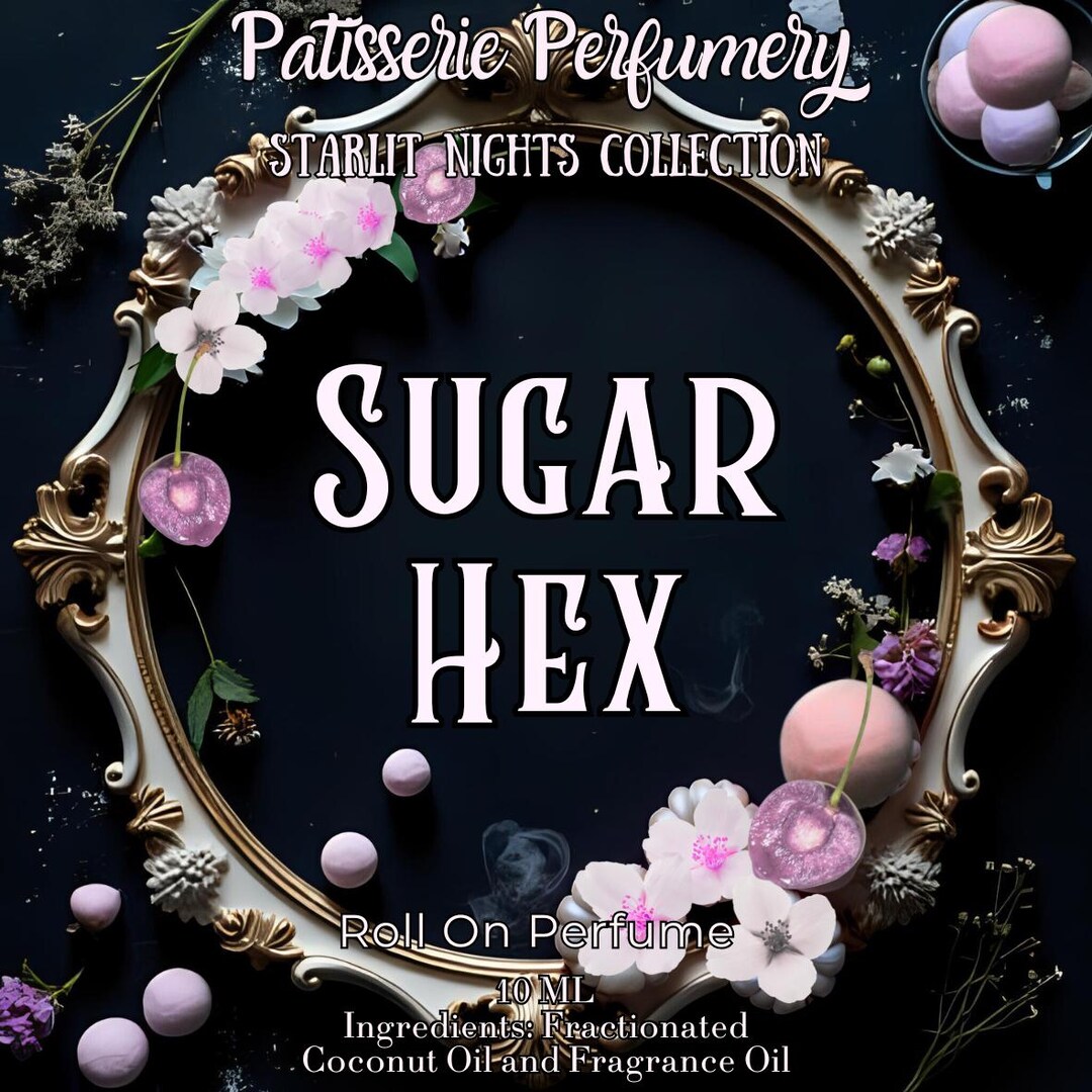 Sugar Hex Perfume Oil- Bubblegum, Cherry Syrup, Jasmine, Clove, Vanilla ...