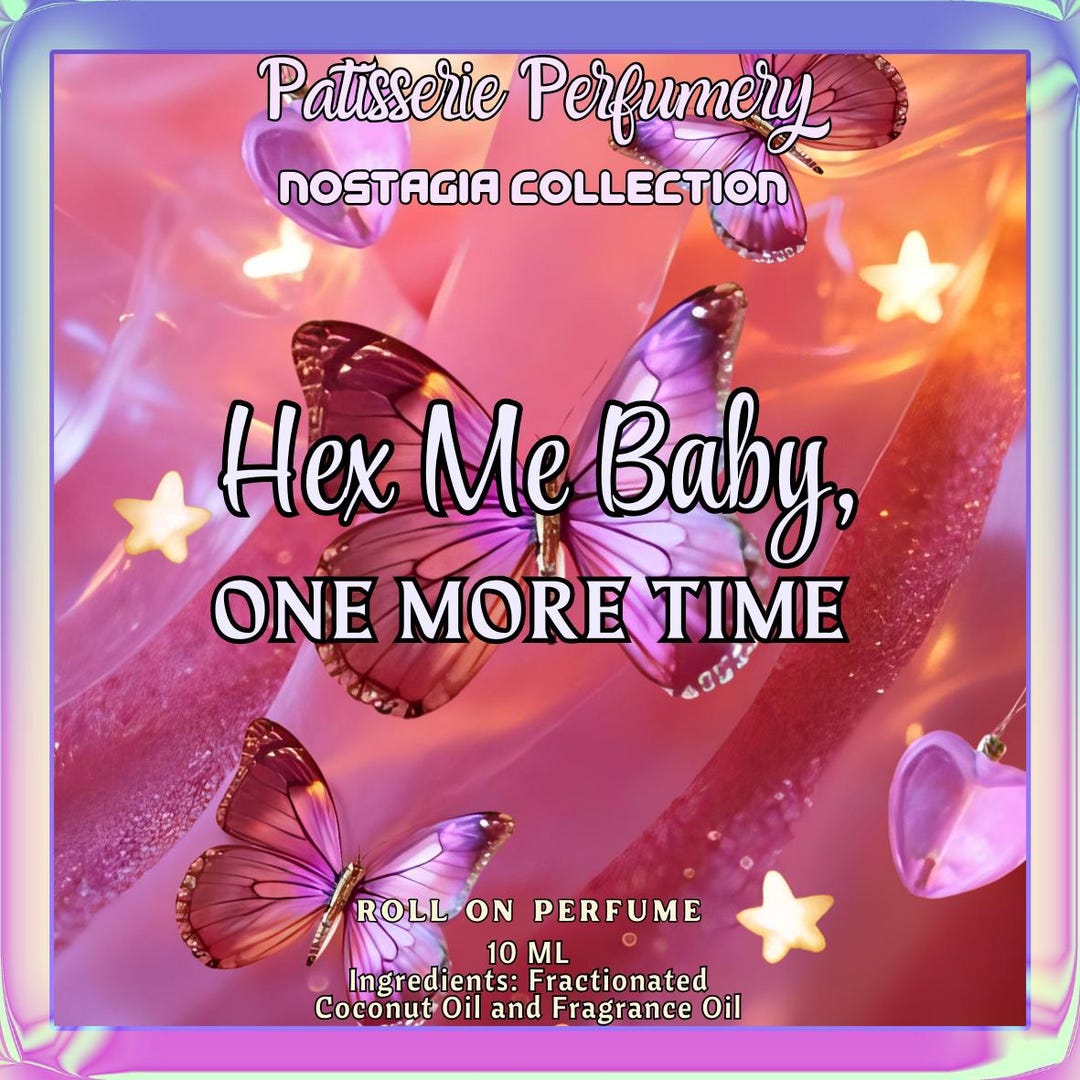 Hex Me Baby, One More Time Perfume Oil- Strawberry, Jasmine, Vanilla ...