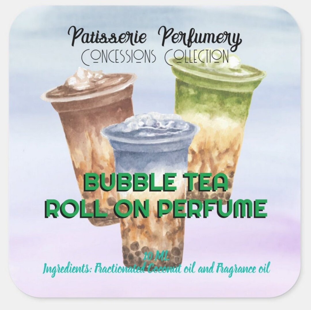 Bubble Tea Perfume Black Tea, Boba Pearls, Milk, Brown Sugar - Etsy