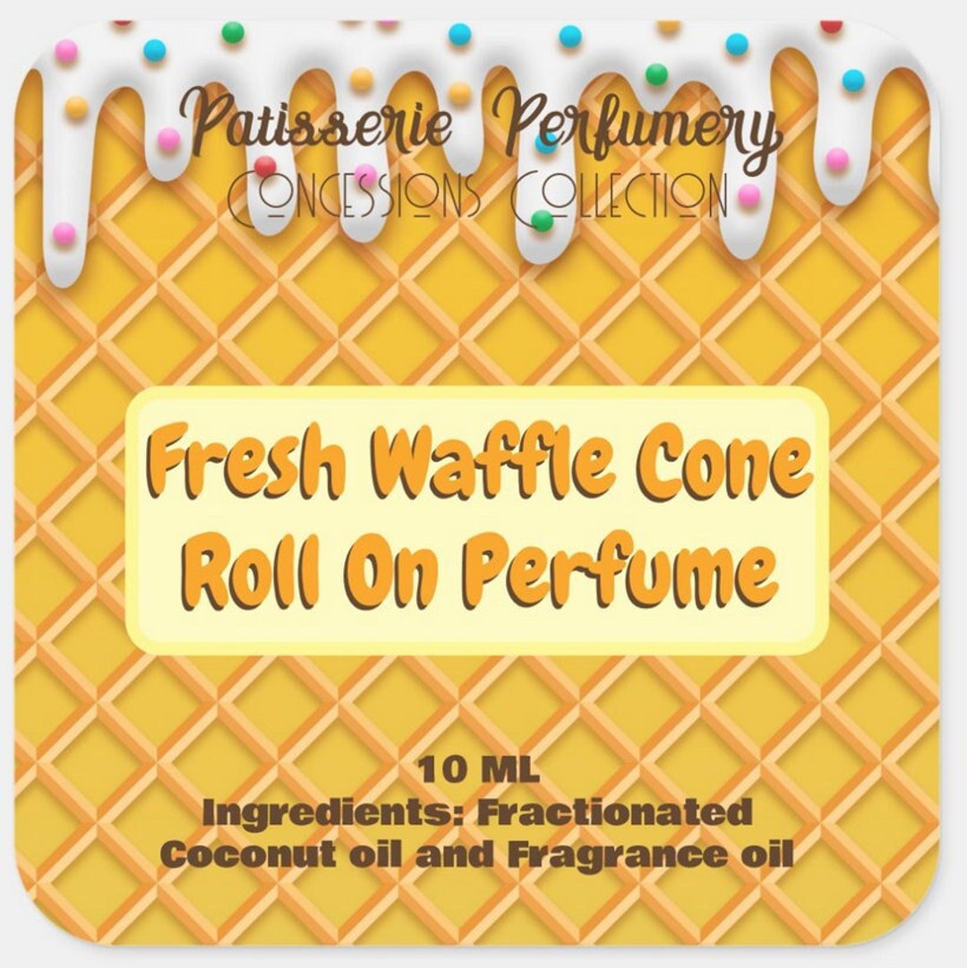 Fresh Waffle Cone Perfume Wafer, Vanilla, Sugar, Butter - Etsy
