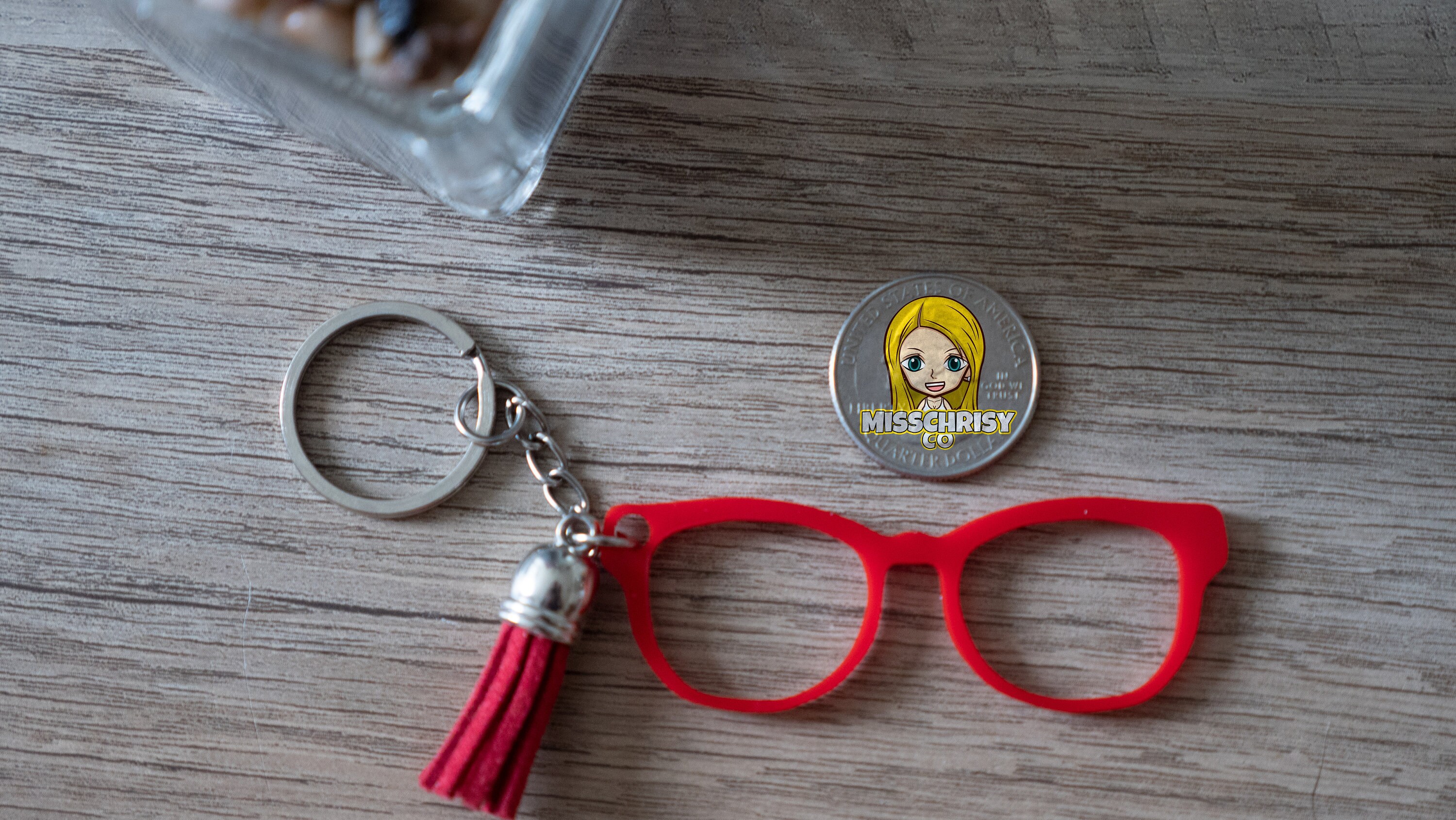 Eyeglass Keychain Acrylic - Etsy