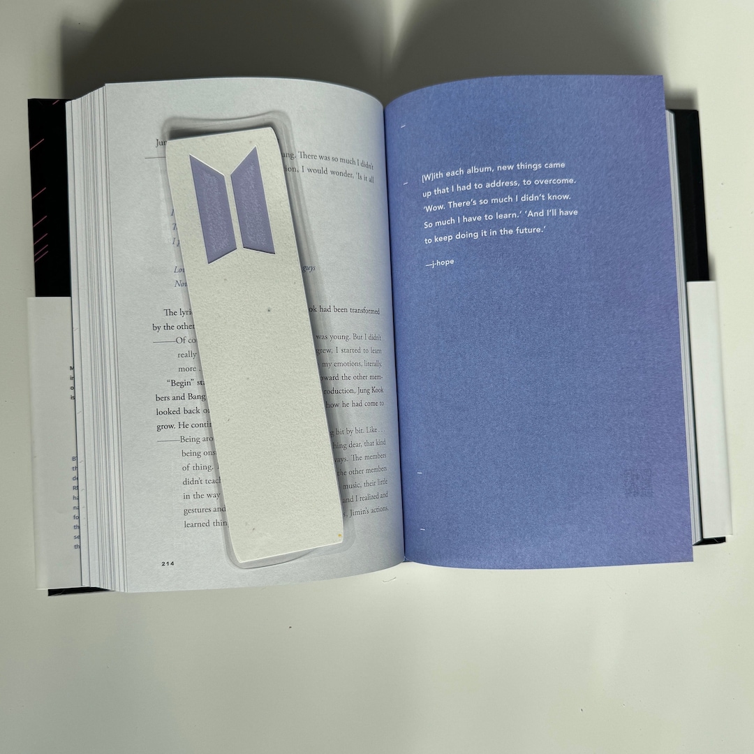 BTS Bookmark Laminated Army Bangtan Kpop - Etsy