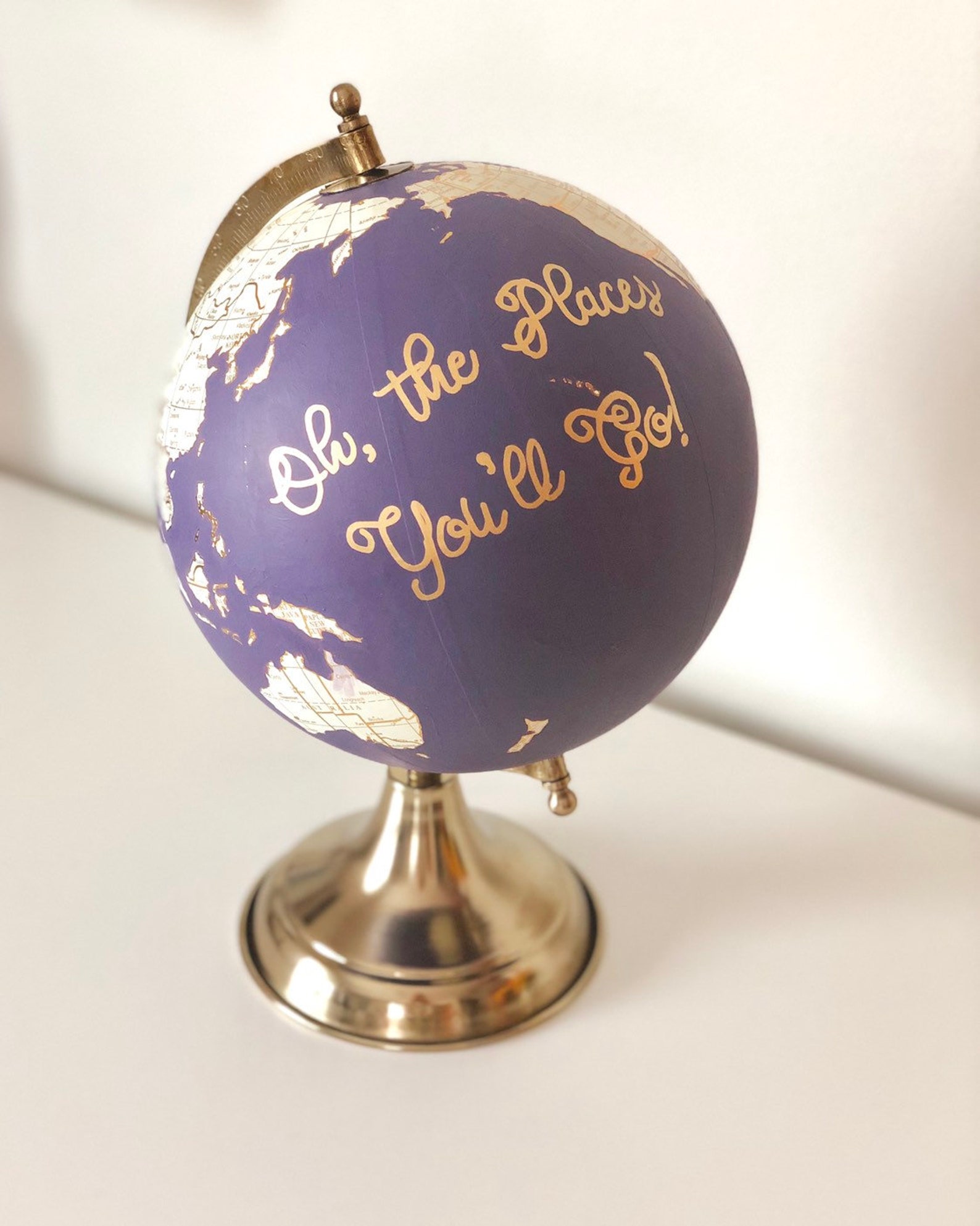 Graduation Party Decoration Custom Globe Guest Book Sign In - Etsy