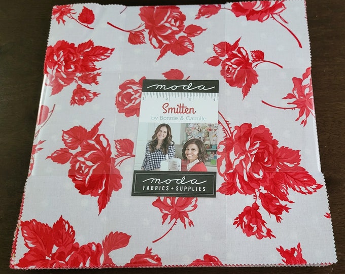 SMITTEN (42) 10-inch Fabric Squares Layer Cake by Bonnie & Camille for ...