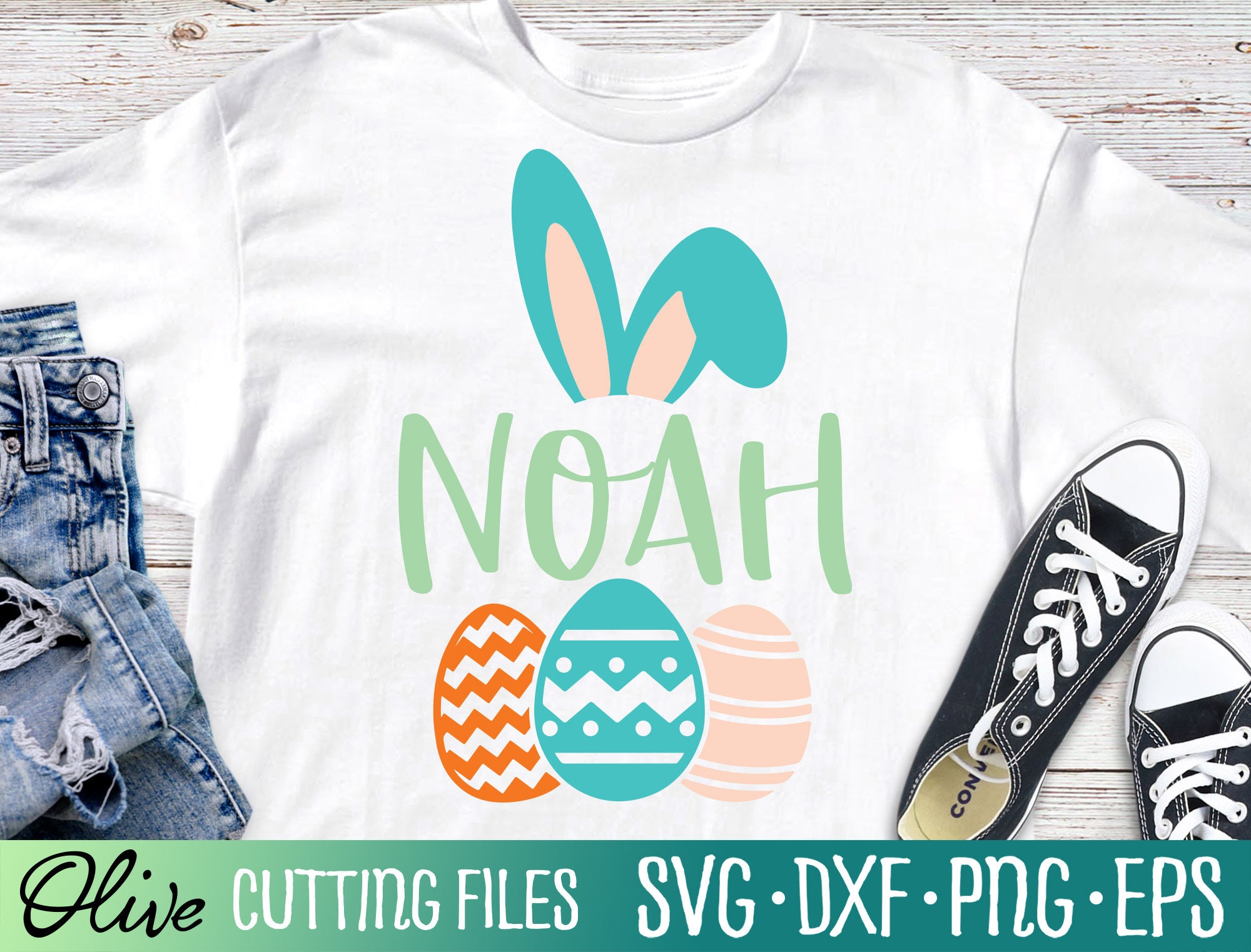 Easter Name Noah Svg Bunny Svg Easter Egg Svg Easter Bunny - Etsy Canada