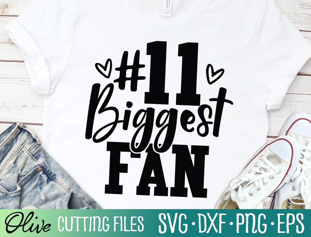 Number 11 Football Biggest Fan SVG, Football Mom SVG, Football Grandma ...