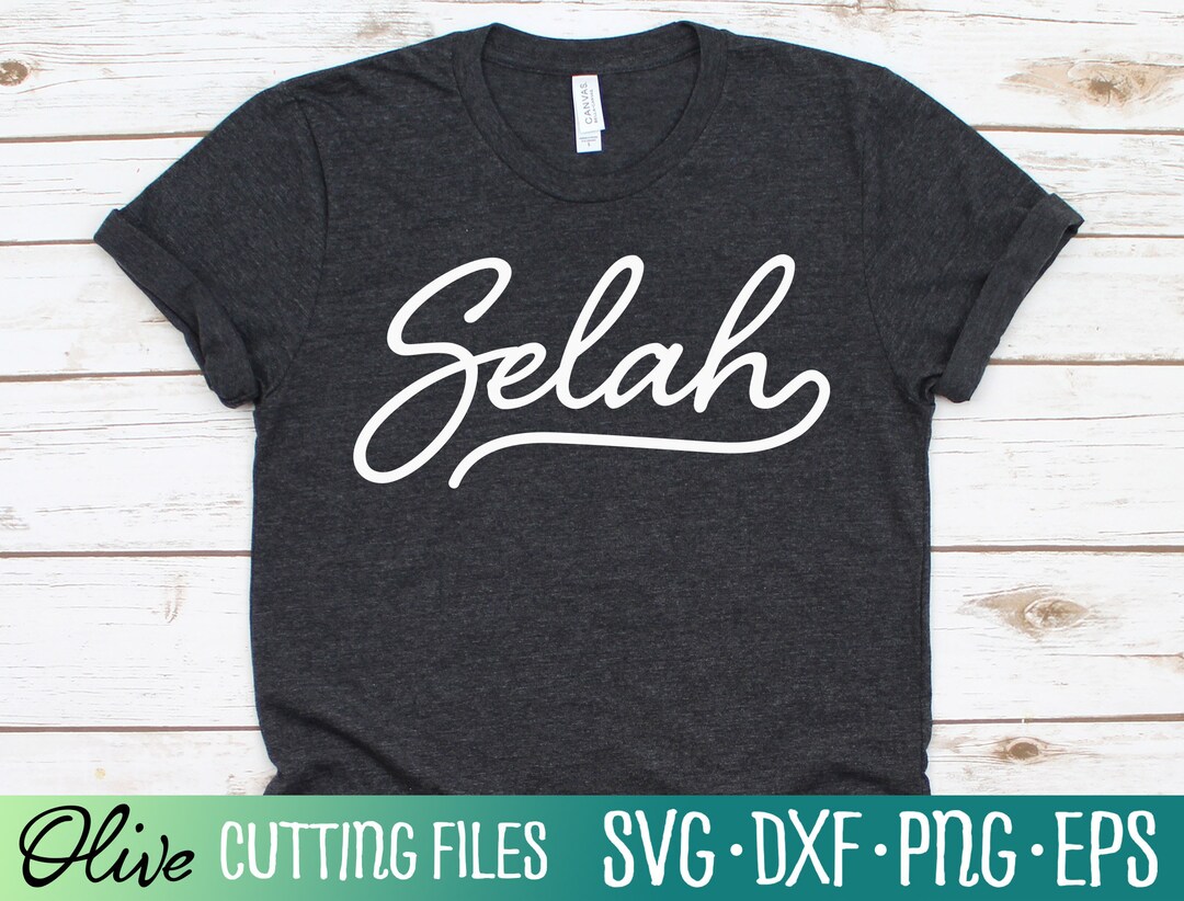 Selah Psalms SVG, Christian Bible Verse Art (digital Download) - Etsy