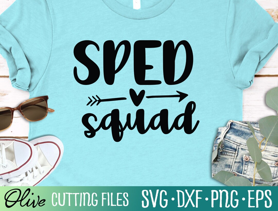 Sped Squad Svg, Special Education Teacher Svg, Teacher Gift Svg, Cut ...