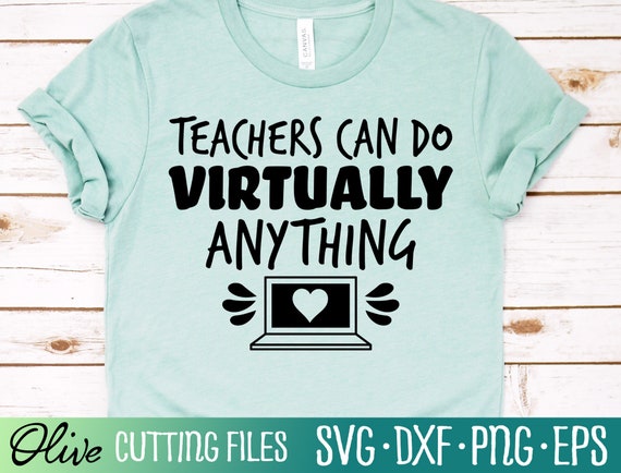 Teachers Can Do Virtually Anything SVG School Teacher SVG - Etsy