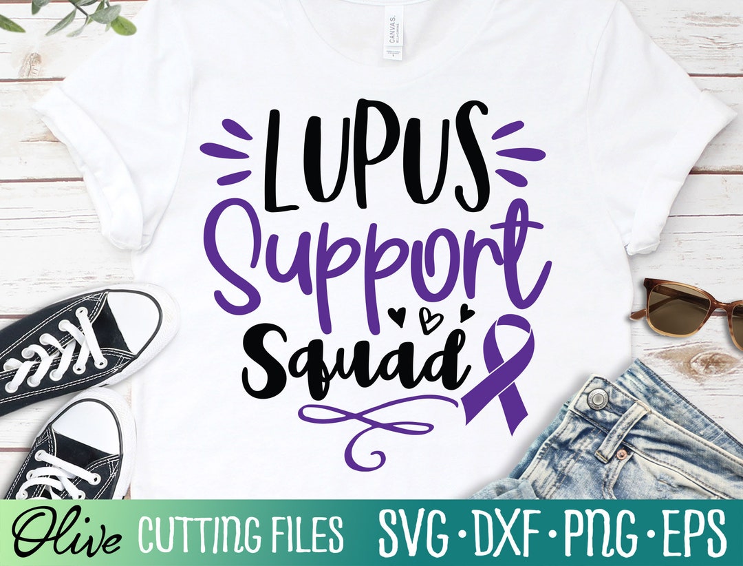 Lupus Support Squad Svg, Lupus Awareness Svg, Lupus Svg, Lupus Shirt ...