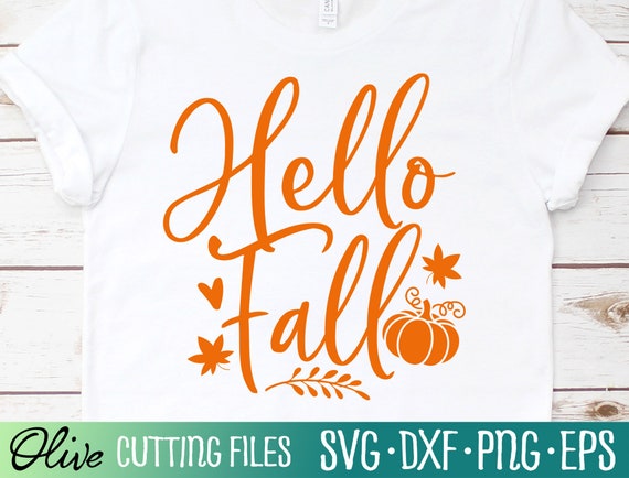 Hello Fall Svg Fall Svg Fall Harvest Svg Fall Shirt Svg - Etsy