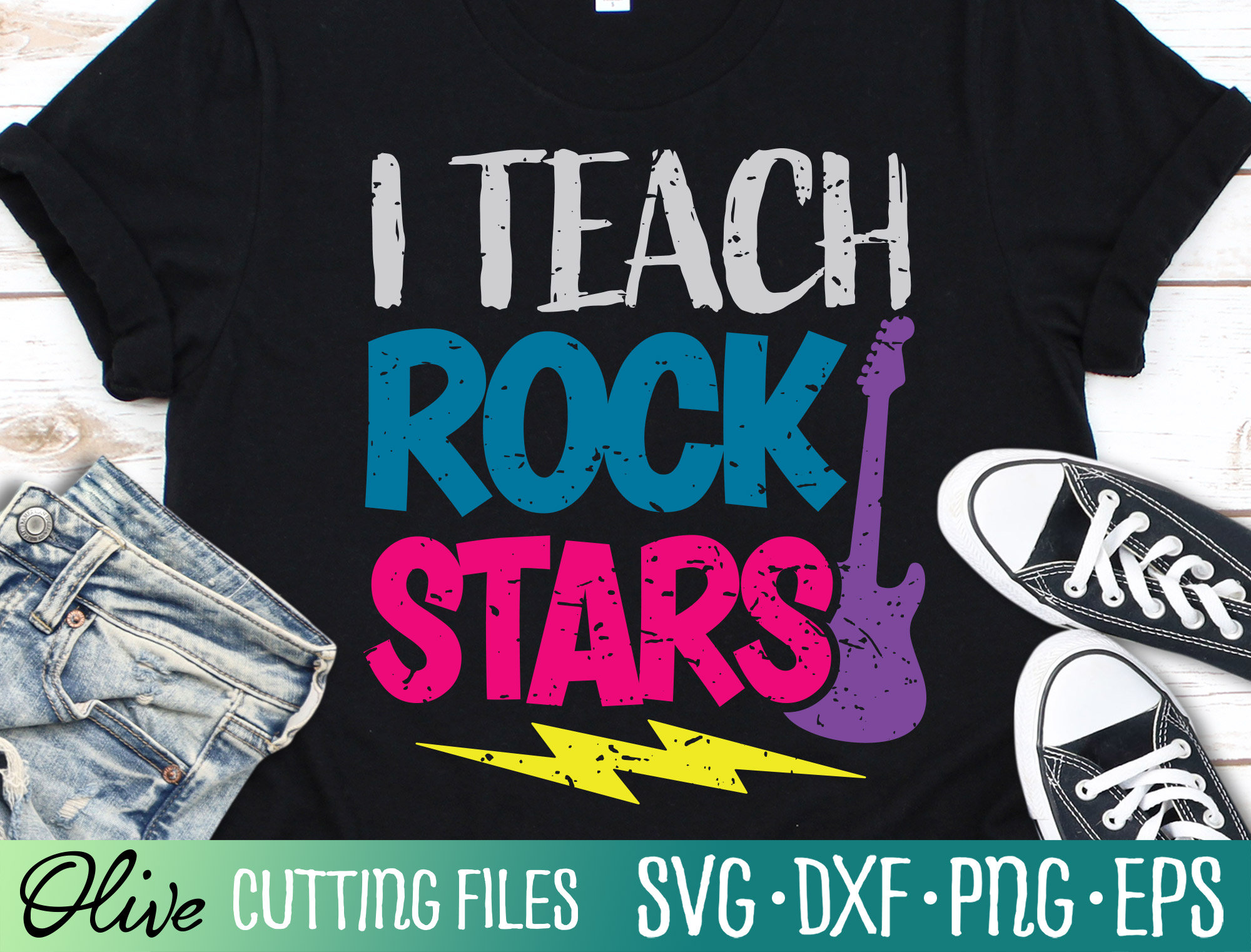 I Teach Rockstars Svg, Music Teacher Svg, Musician, Classroom Svg ...