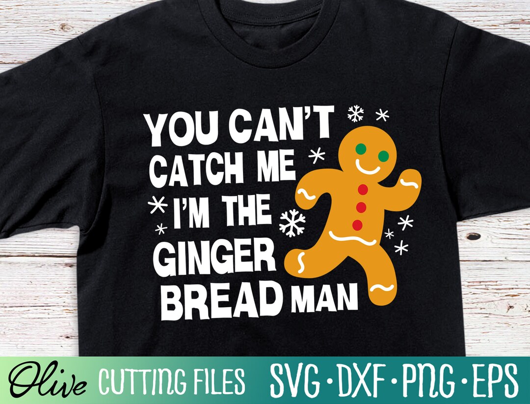 Gingerbread Man Svg, Christmas Svg, Christmas Pajama Outfit Svg, Funny ...
