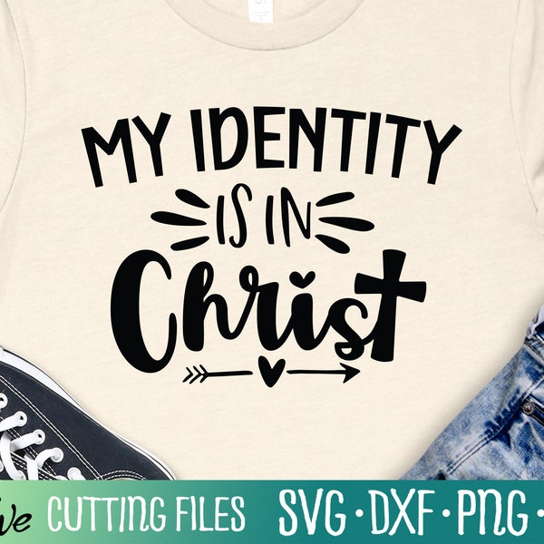Identity in Christ Svg - Etsy