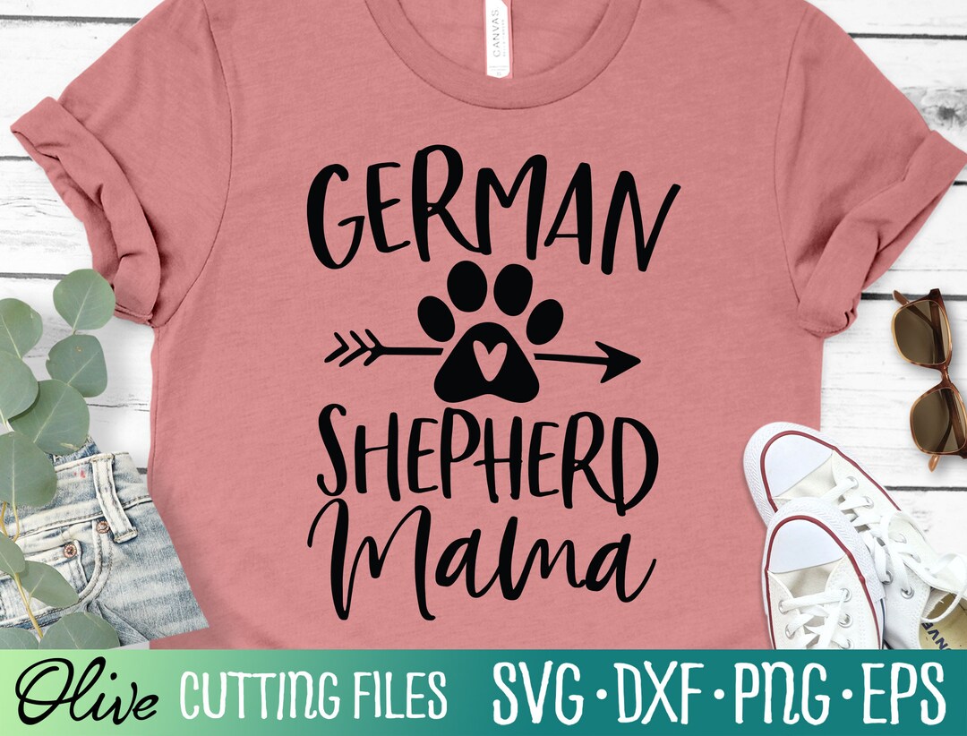 German Shepherd Mama Svg, Mom Svg, Mom Life Svg, Mothers Day Svg, Dog ...