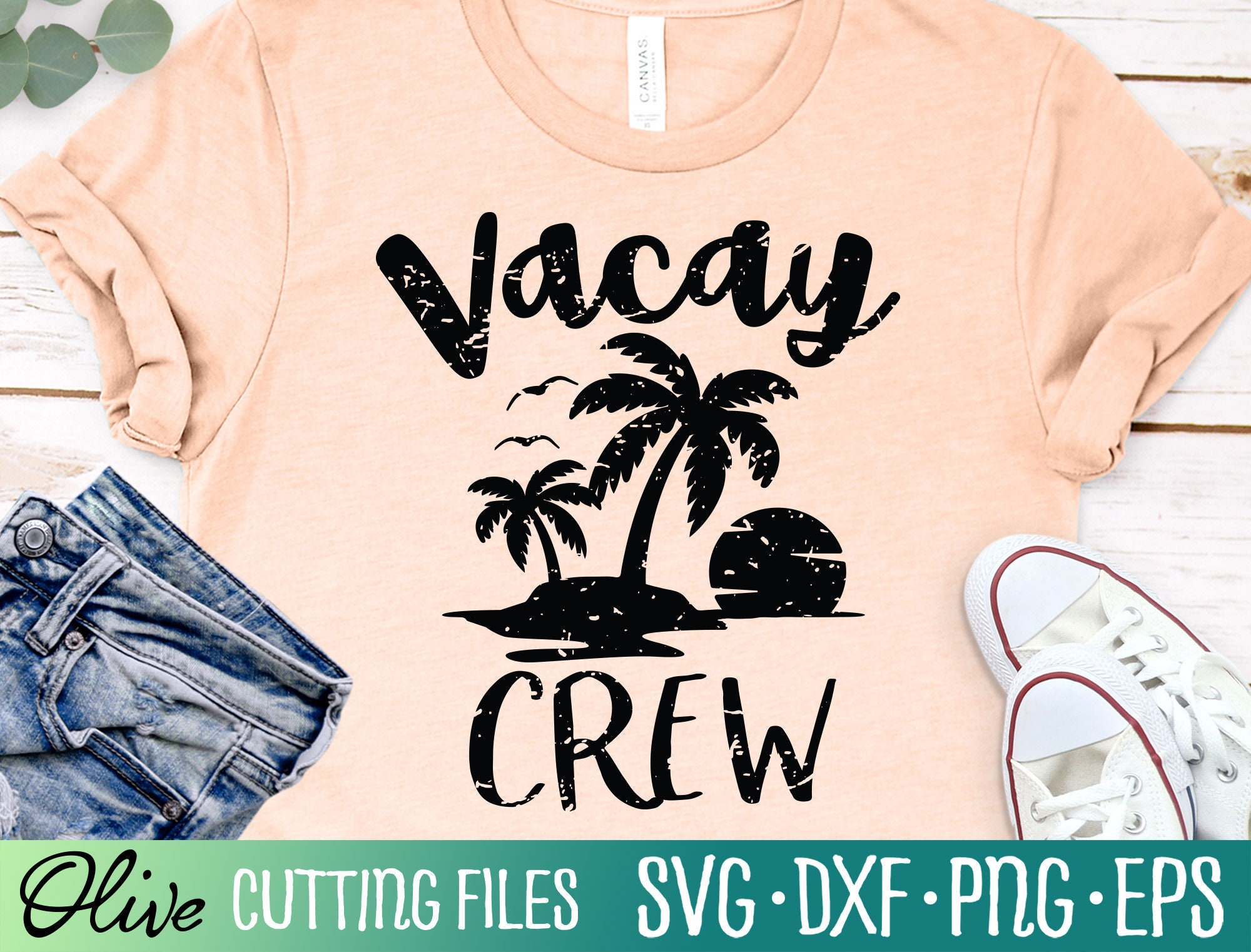 Vacay Crew Svg Palm Trees Svg Vacation Svg Summer Vacation - Etsy