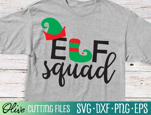 Elf Squad SVG Funny Christmas SVG Holiday SVG Christmas | Etsy
