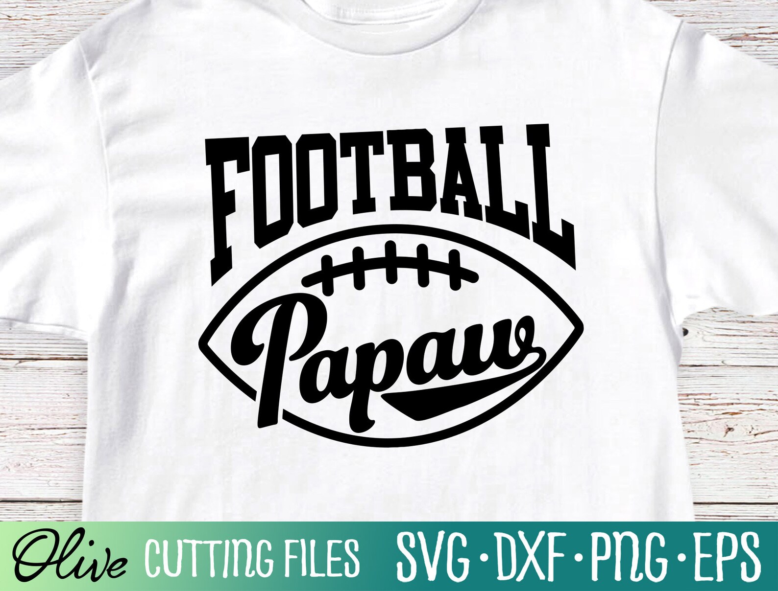 Football Papaw SVG, Football Grandpa SVG, Funny Football SVG, Football ...